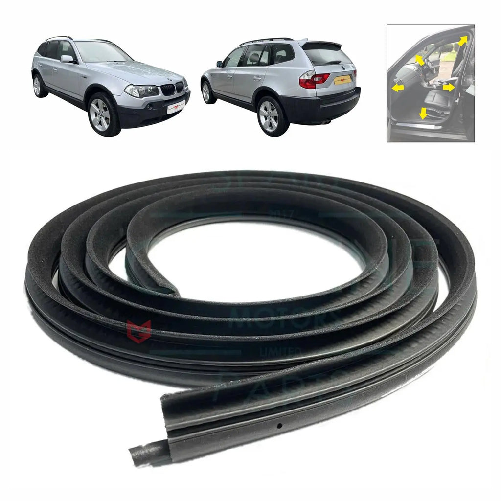 BMW X3 Door Weatherstrip Rubber Seal For E83 (2003-2008) 51723449348 ...