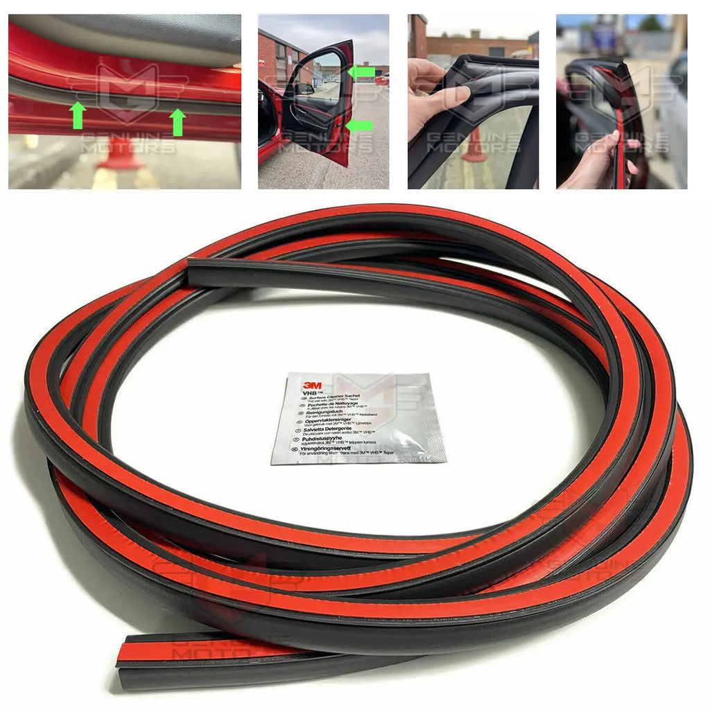 Door Weatherstrip Seal (On Door) BMW 3 Series F30 F31 F80, 51337258329 ...