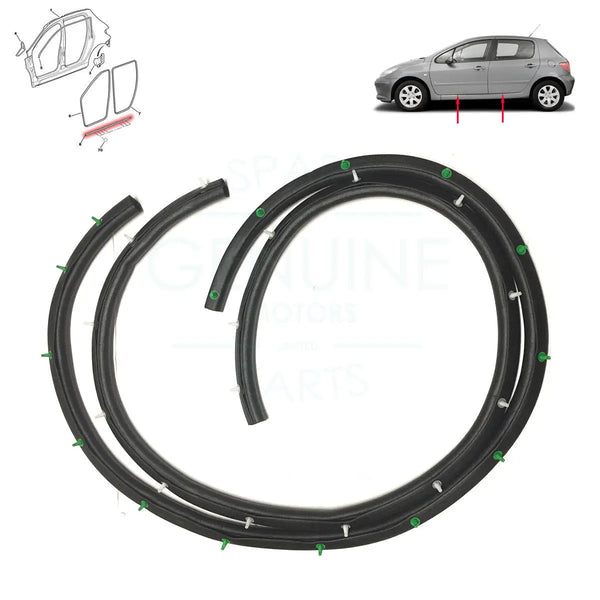 Peugeot 3008/5008 Front Door Seal Weatherstrip 9814855880 – Genuine Motors