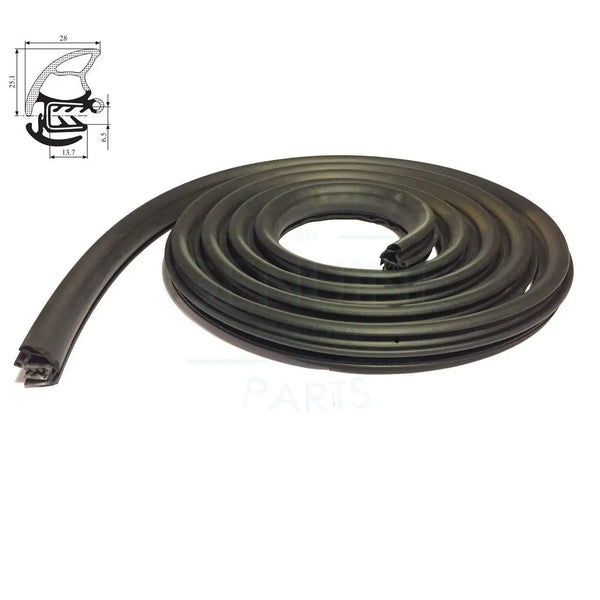 VW Transporter T5 Front Door Rubber Weather Seal (2003-2015) – Genuine ...