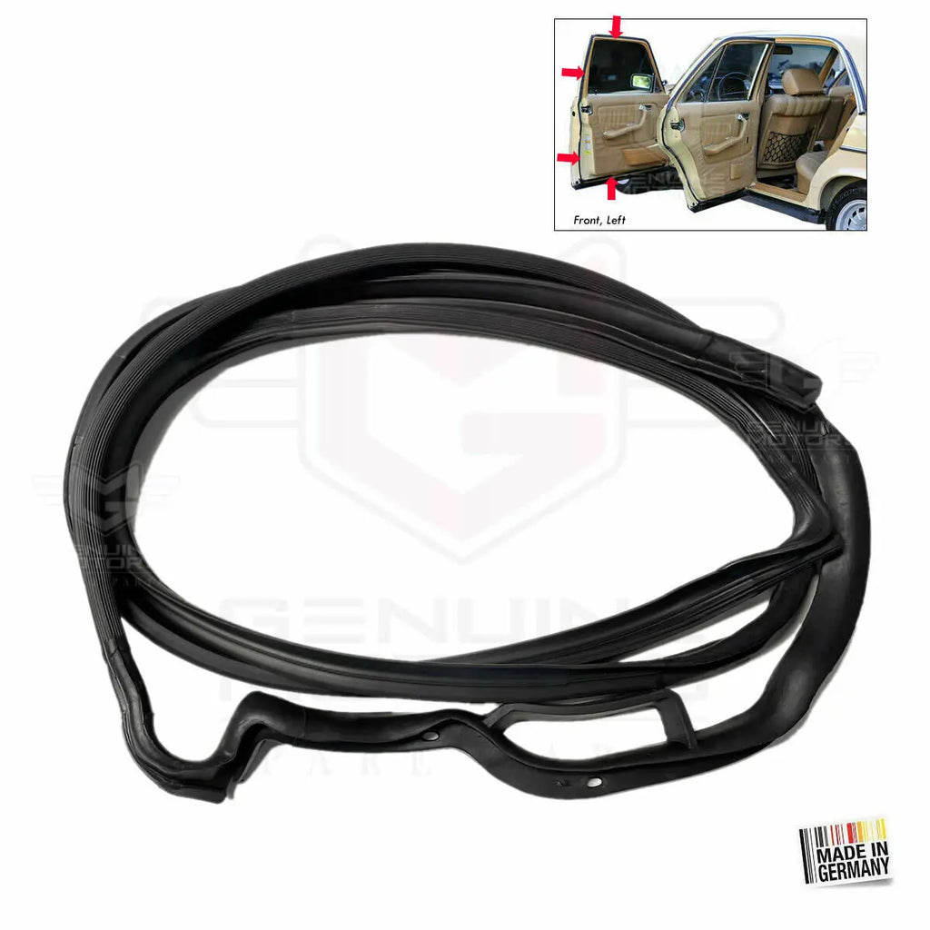 Mercedes-Benz W123 Front Left Door Weatherstrip Rubber Seal 1976-1985 ...