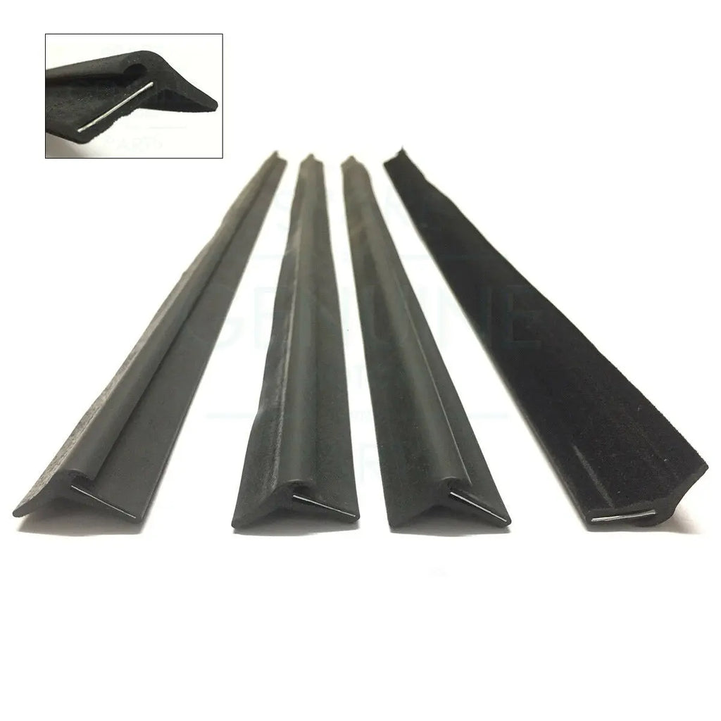 Mercedes W123 W126 Door Window Aperture Outer Rubber Seal Set 1979-91 ...