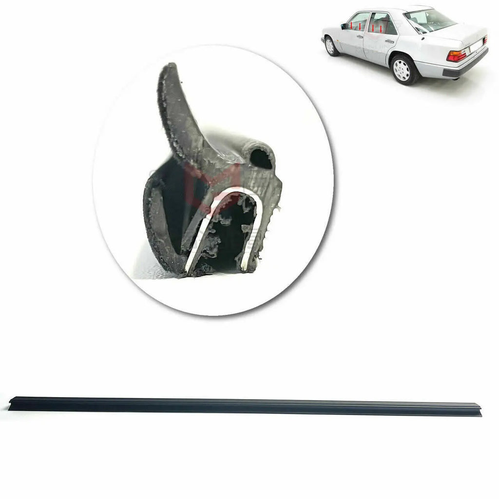 Mercedes W124 Door Window Belt Inner Rubber Seal, A1247250265 – Genuine ...