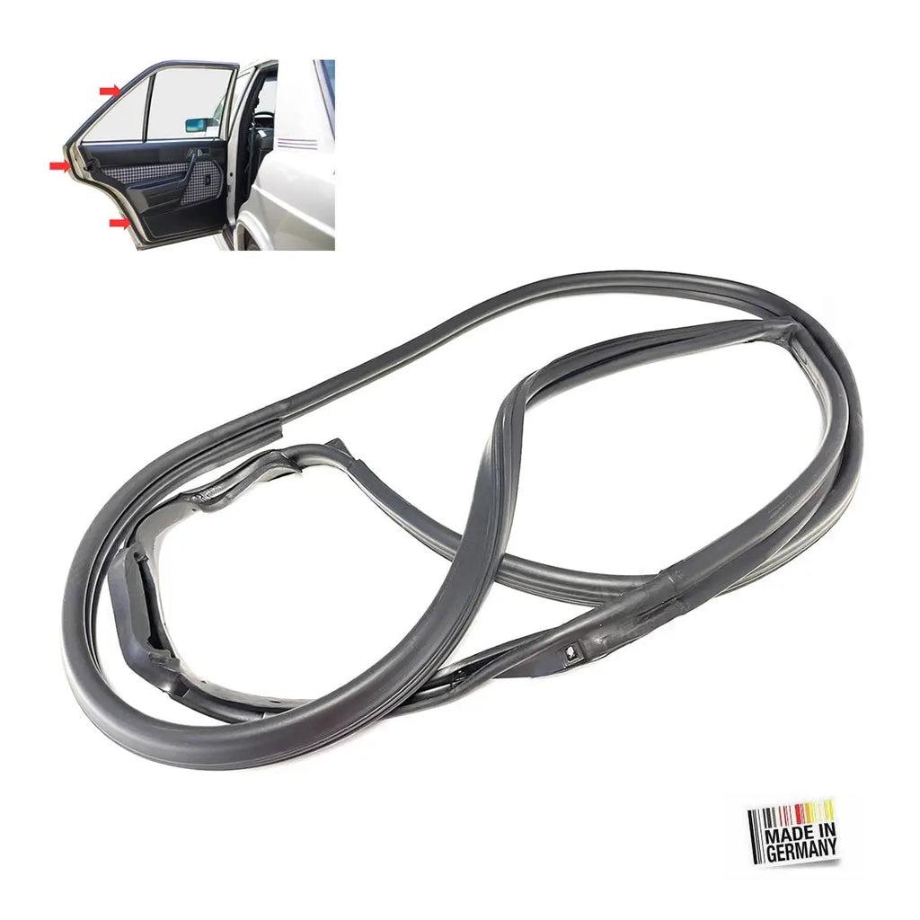 Mercedes 190 (W201) Rear Left Door Weatherstrip Seal, A2017300178 ...