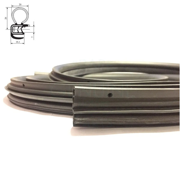 Renault Clio Rear Door Weatherstrip Rubber Seal For MK1/MK2 1990-2005 ...