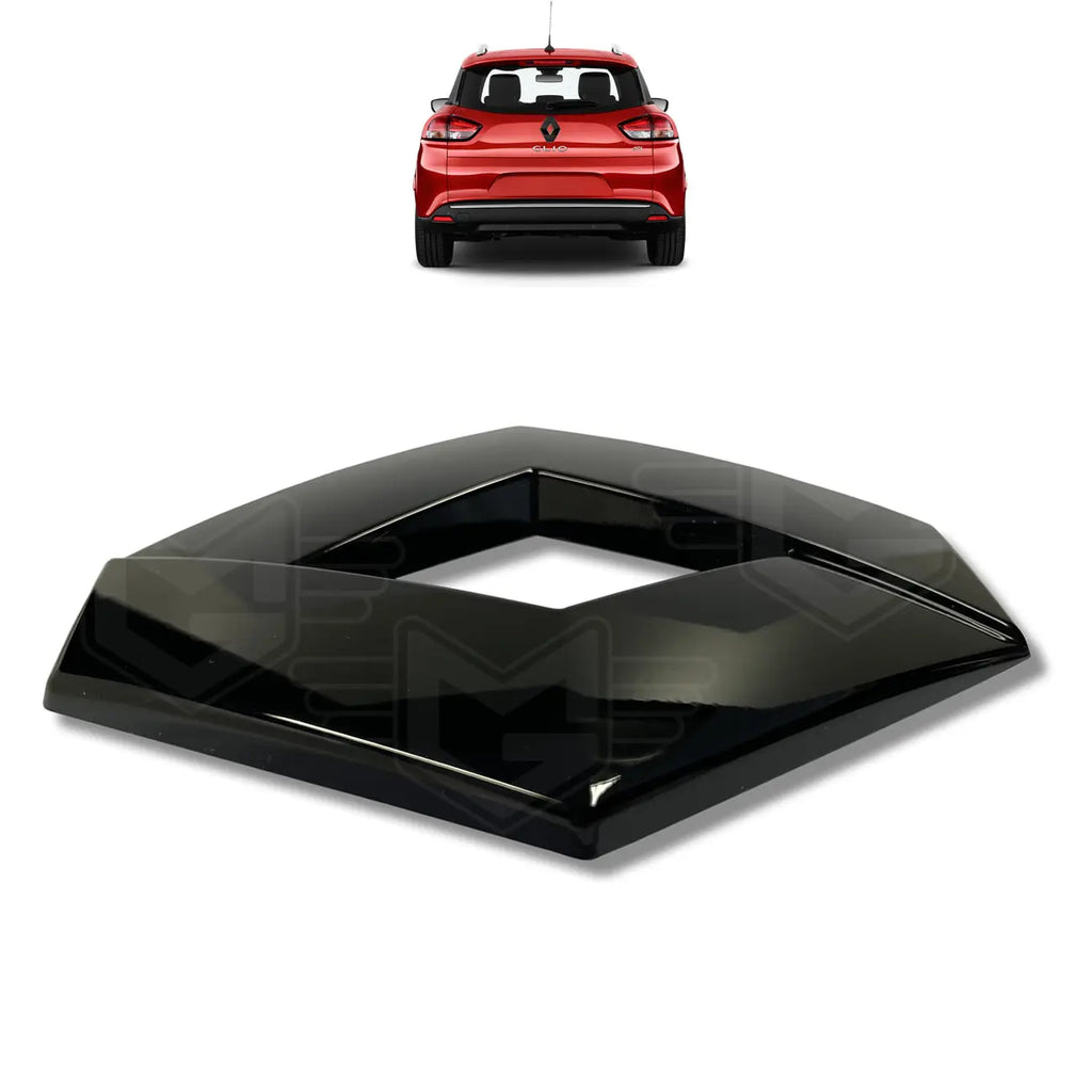Renault Clio MK4 Rear Boot Lid Black Diamond Badge Emblem 908890837R ...
