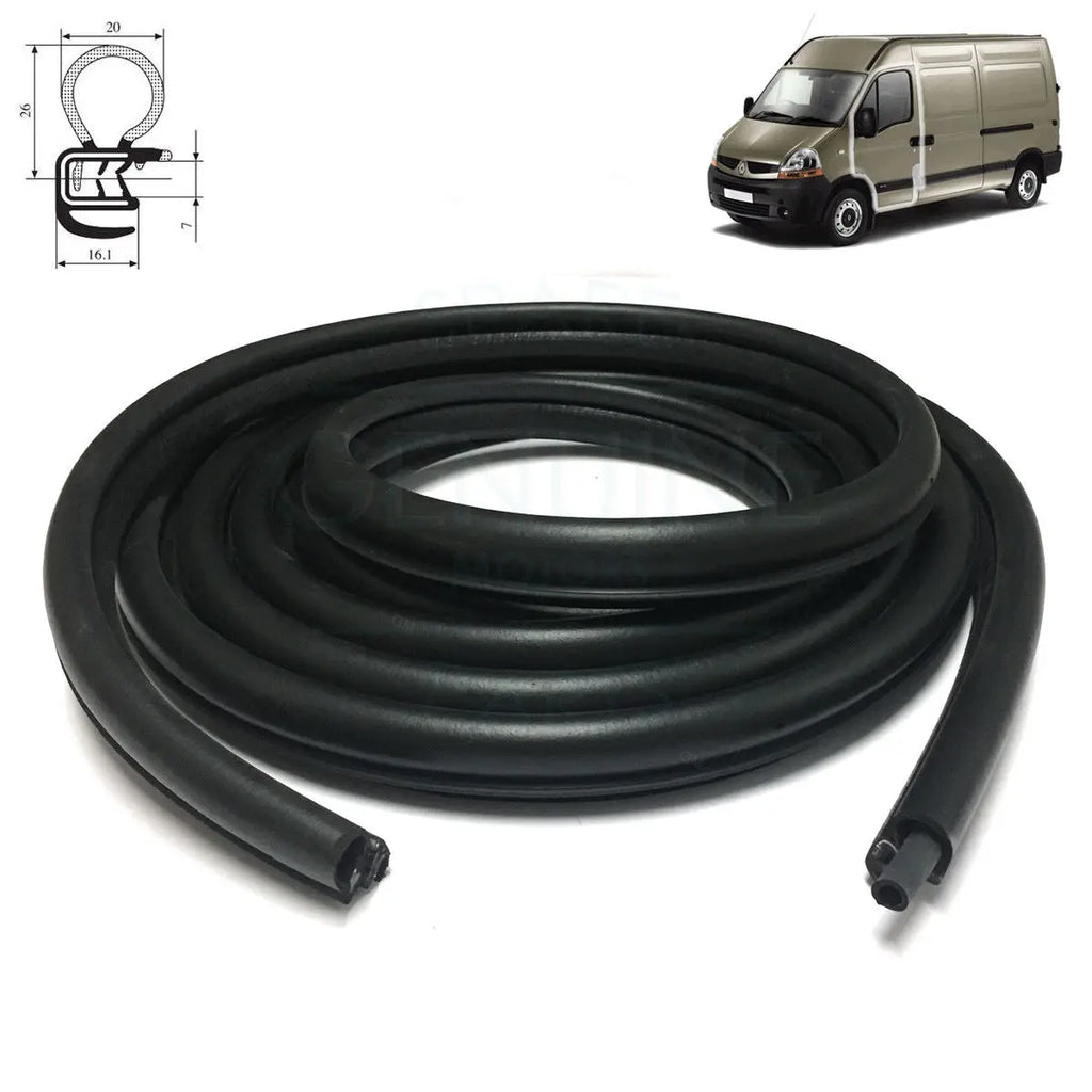 Vauxhall Movano Front Door Weatherstrip Rubber Seal (1997-2010) – Genuine Motors